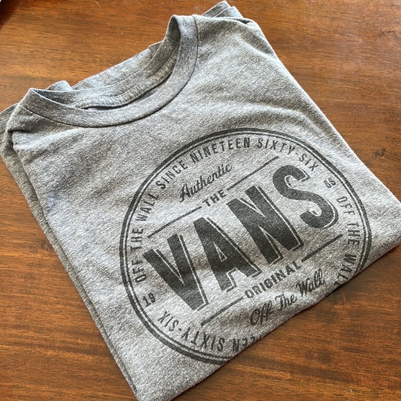 Vans | Shirts & Tops | Vans Classic Logo T Shirt Kids L | Poshmark
